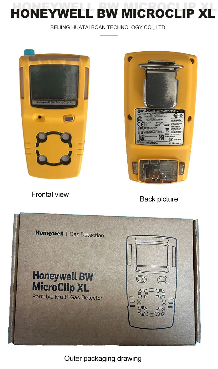 Honeywell BW Microclip XL - 4 in 1 Portable Gas Detector
