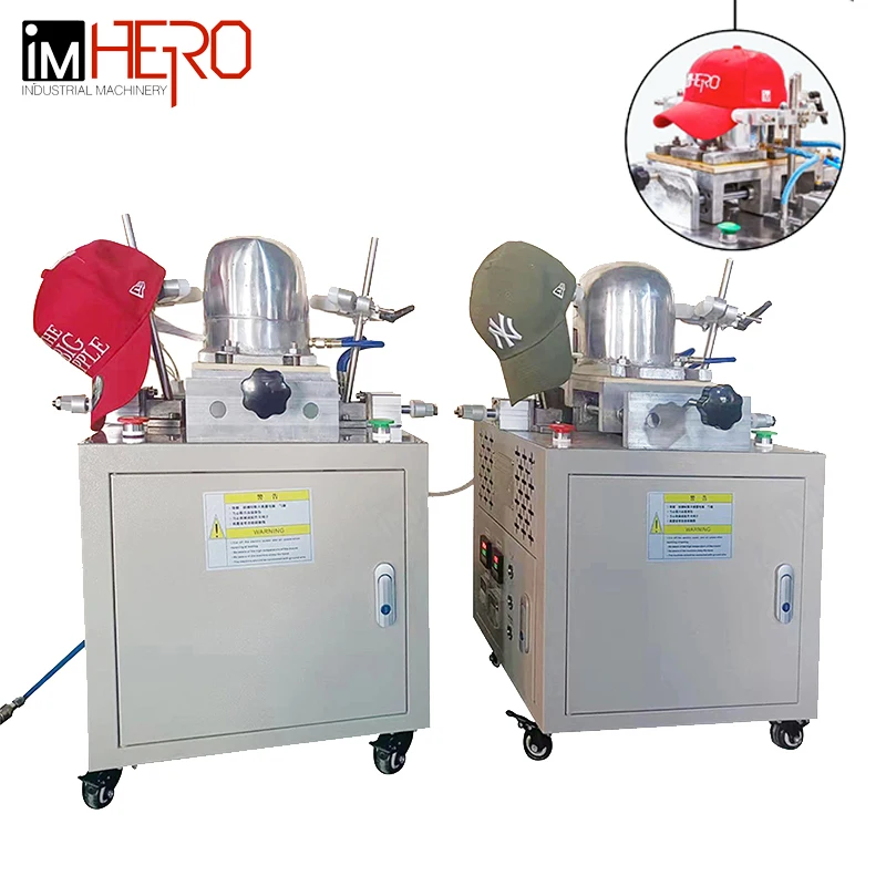 IMHERO Automatic Cap Ironing Machine - Double Heads