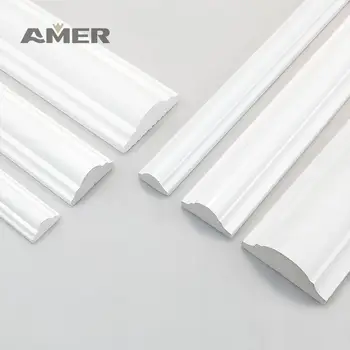 Amer Decorative Plastic Waterproof Flexible Trim Wall Panel White ...