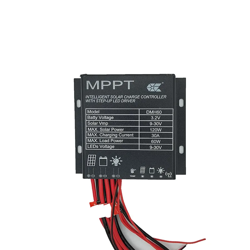 30A Solar Street Light Controller Solar Powered Controller Waterproof ...