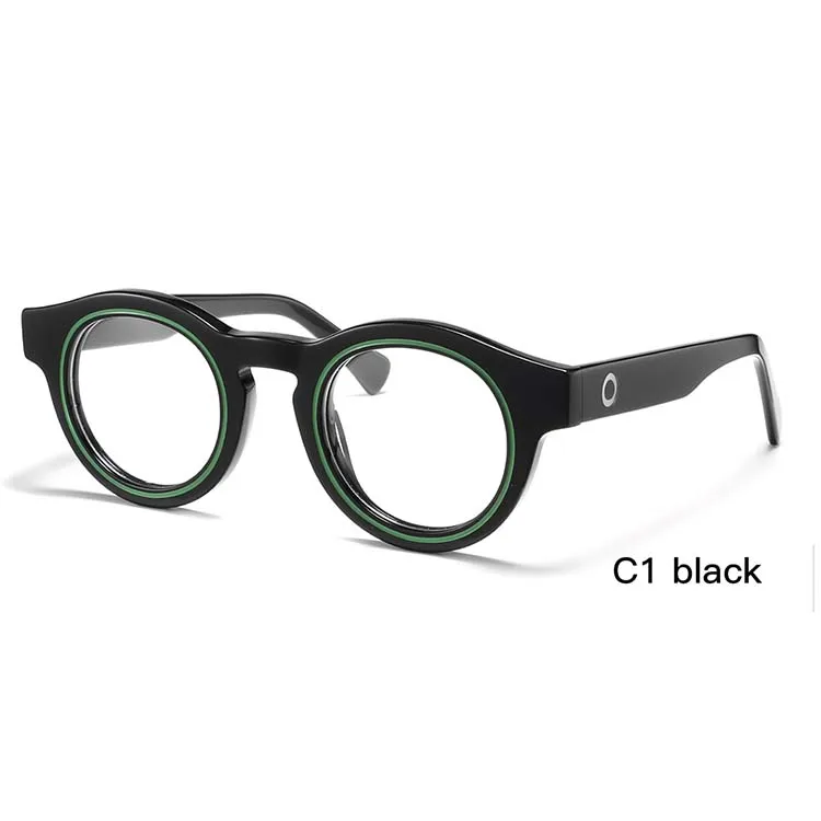 Shop Our 2024 Retro Round Thickness Acetate Eyewear Frames