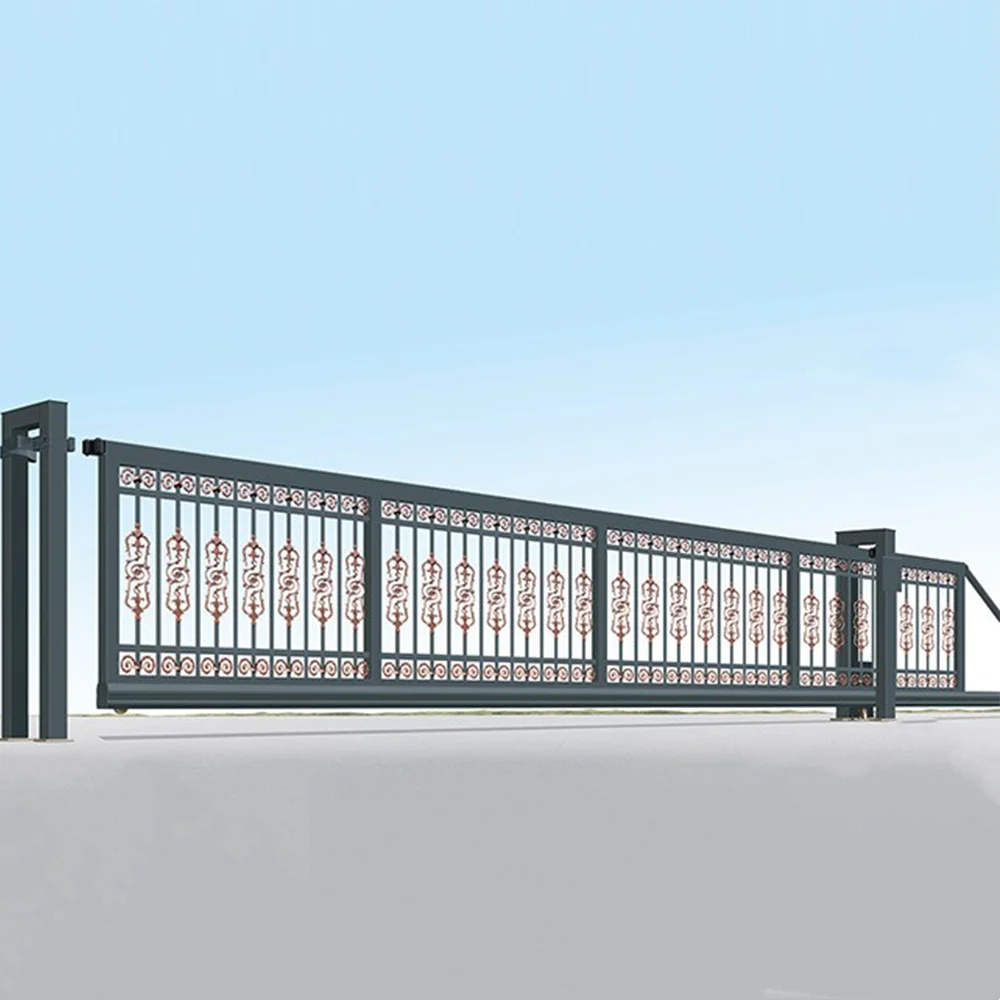 Aluminium Modern Gate - Secure & Stylish Retractable Fence