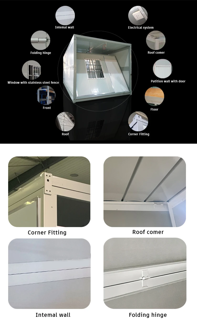 Custom Made Easy Installation 40 Ft Foldable House