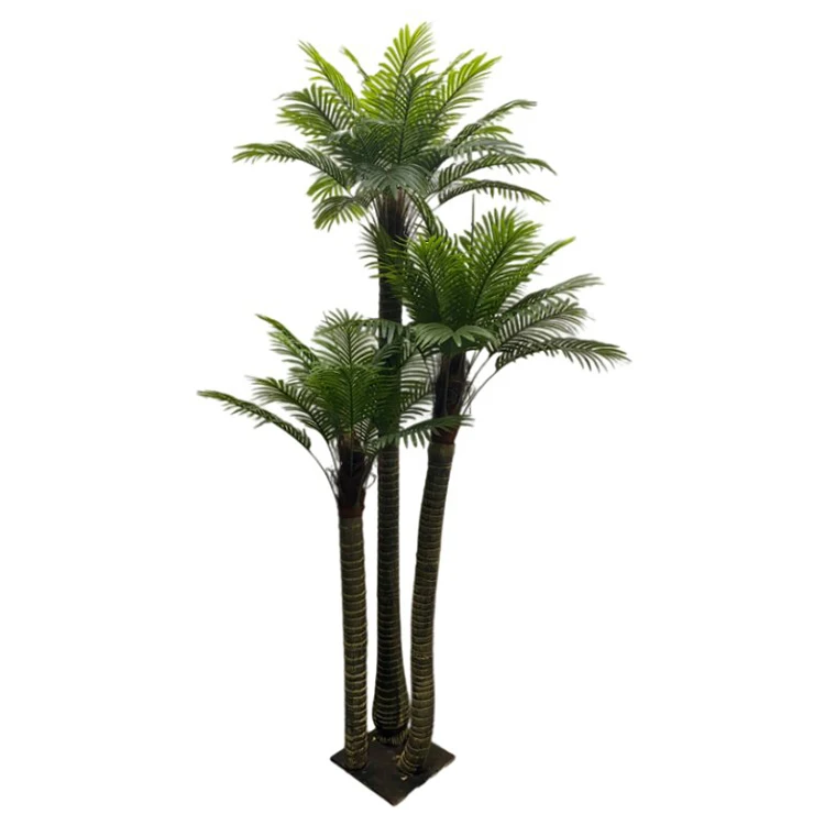 Artificial Palms Coconut Palm Trek Tree Outdoor With Pots Outdoor ...