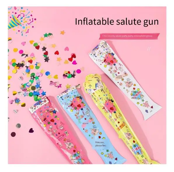 Autoinflation Confetti Fireworks Handheld Gun Inflatable Foil Handheld ...