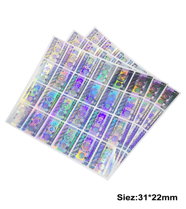 Custom Holographic Hologram Stickers Label for Vials Adhesive Laser ...