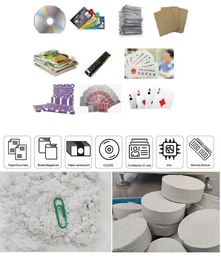 Industrial Double Shaft Paper Books Magazine Shredding And Briquetting ...