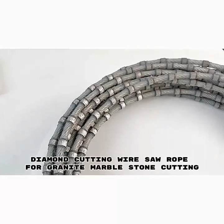 Diamond Cutting Wire Saw Rope For Granite Marble Stone Cutting - Buy ...