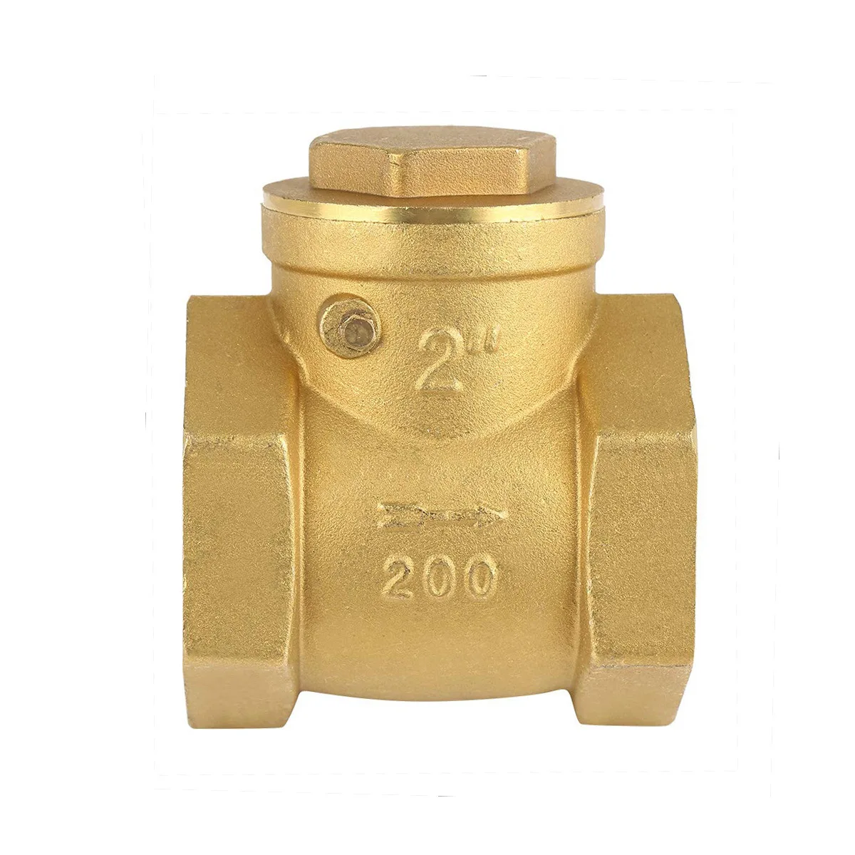 Green Valve High Quality NPT 1/2in Thread Brass Check Valve Y Type One ...