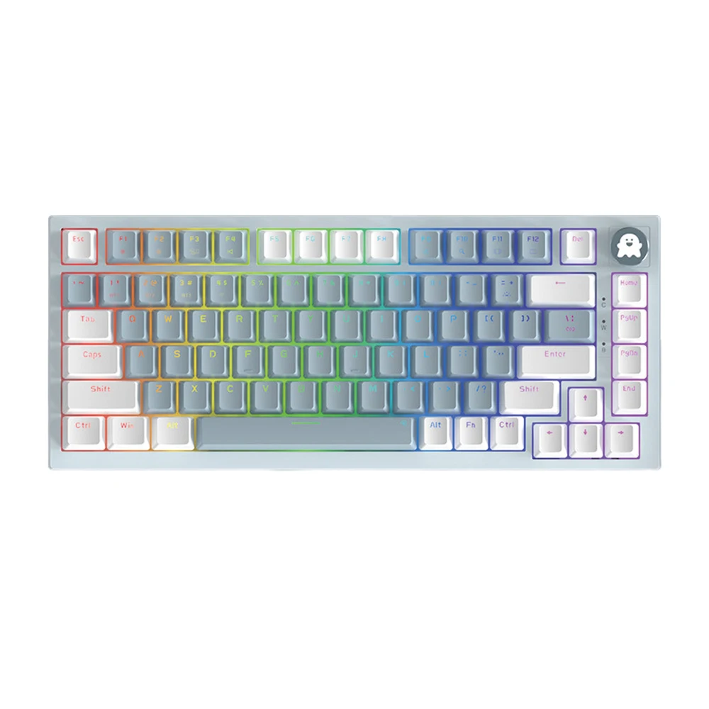 New Arrival Wired Mechanical Keyboard Gaming Ergonomics 82 Key Rgb ...