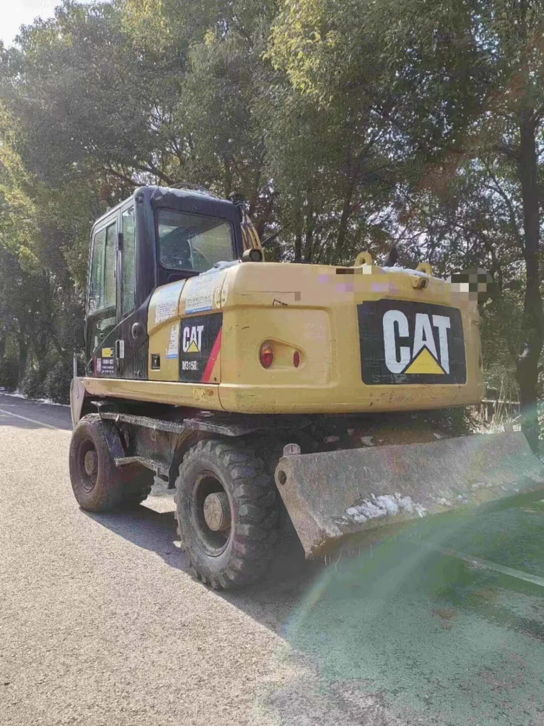 Used Excavators Wheel Excavator Caterpillar Cat 315 15ton 16ton 17ton ...