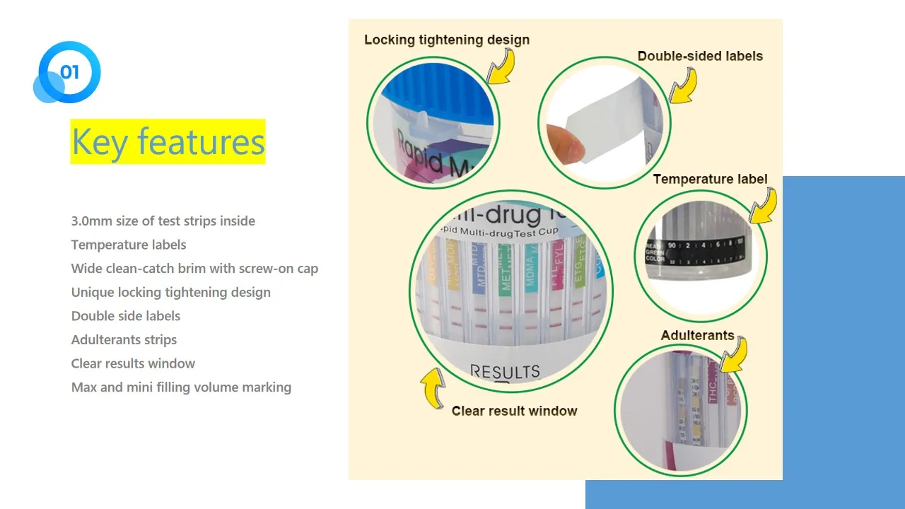 Multi-Drug Screen Test Panel - 10 & 12 Panel Urine Test Dip Card for ...