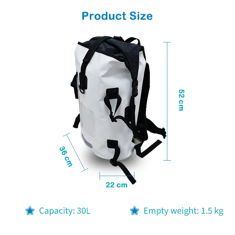 Custom New Roll Top Ultralight Men Large Bags Outdoor Travel Fishing ...