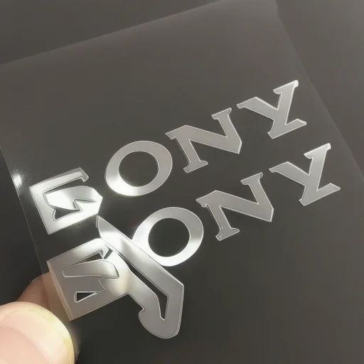 Custom Electroform Metal Label 3d Metal Transfer Nickel Sticker - Buy ...