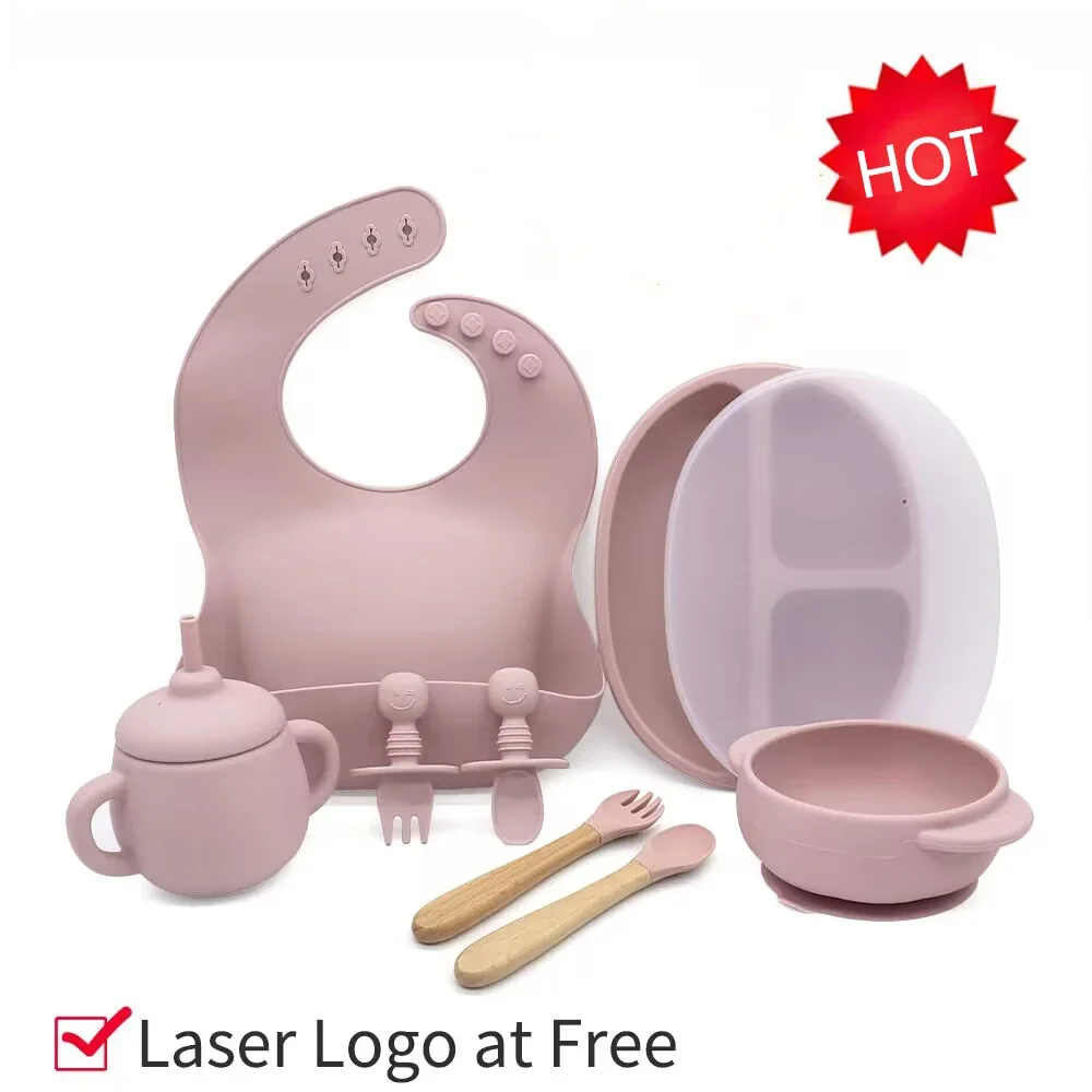 Factory Custom Baby Gift Sets Silicone Bowl Baby Tableware Bpa Free ...