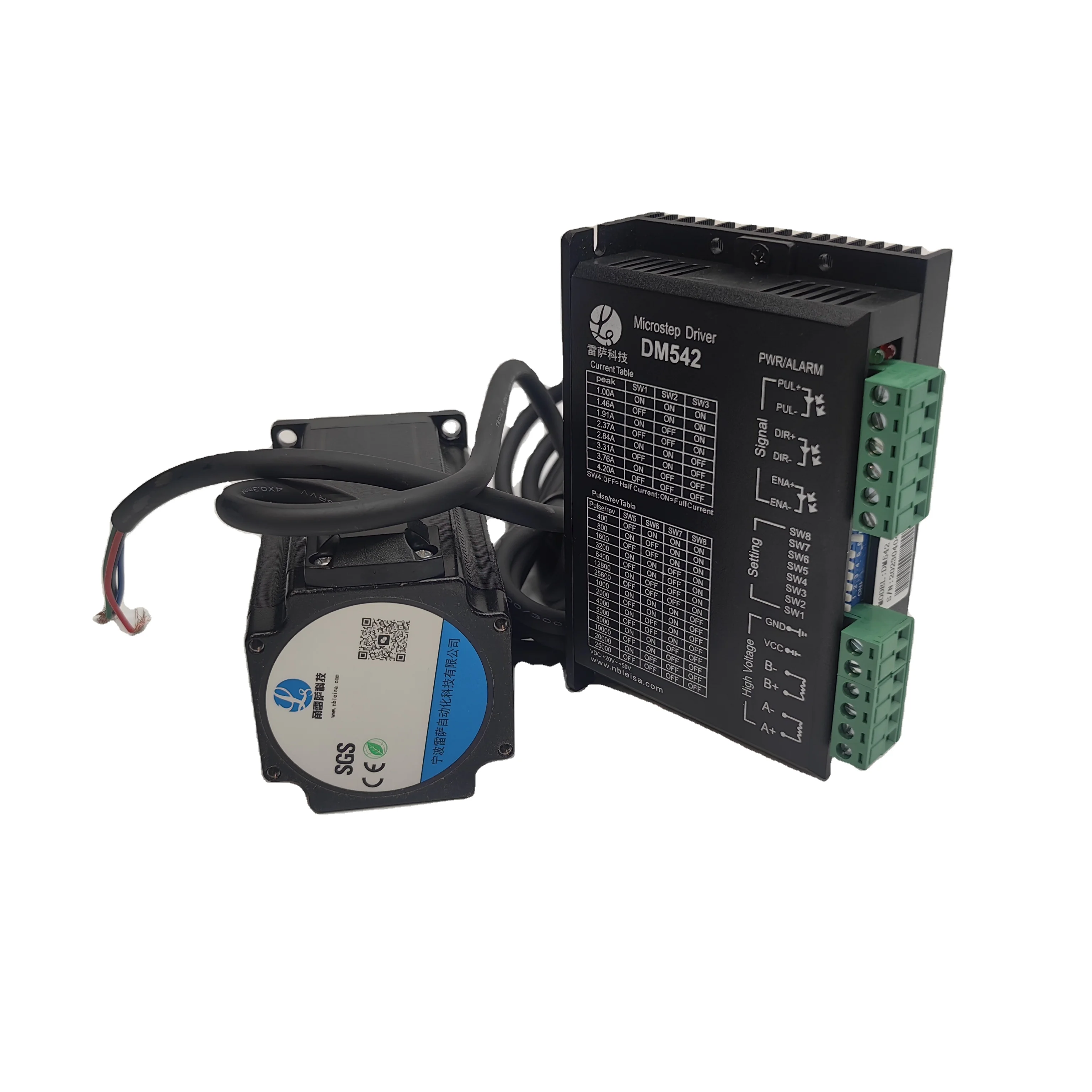 2 Phase Steppermotor 57 3 0n M Stepper Motor For Automation Machine Dm542 Stepper Motor Driver