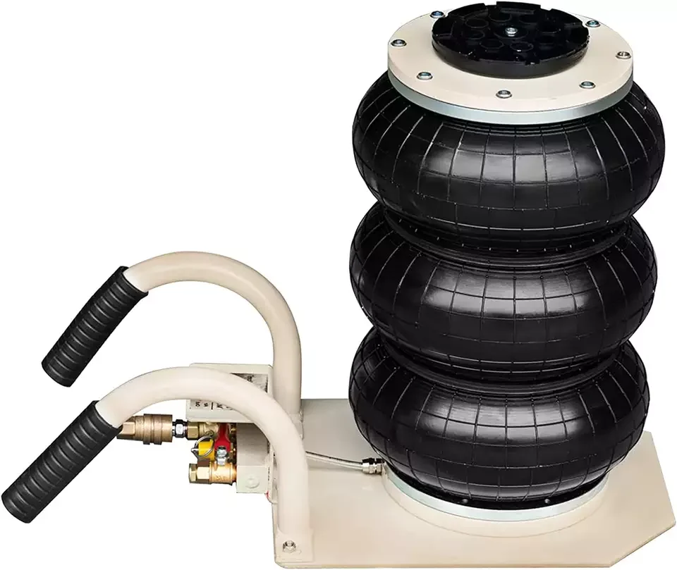 3ton Triple Bag Air Pneumatic Jack 6600lbs Heavy Duty 15.75" Height ...
