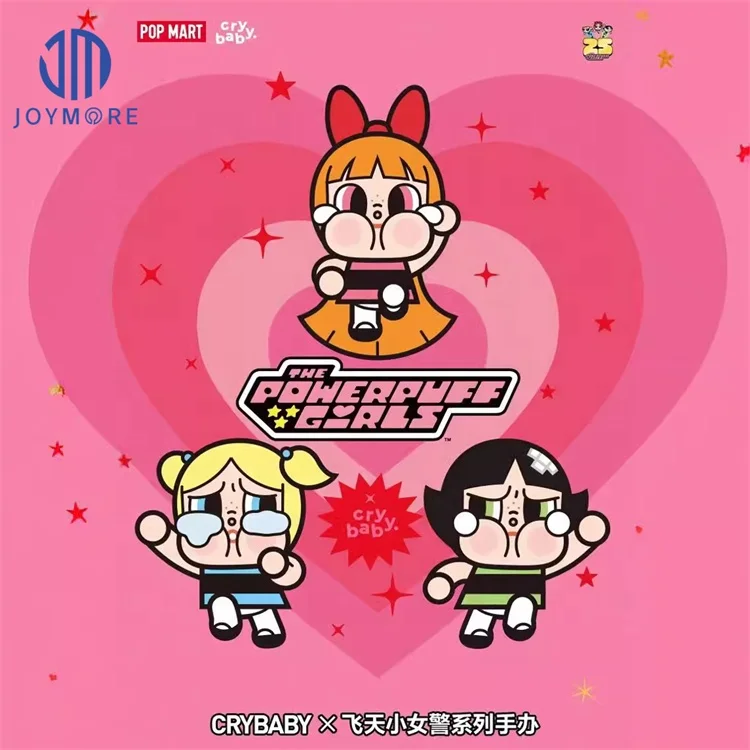 Jm Wholesale Crybaby Pop Mart Powerpuff Girl Labubu Exciting Macaron ...