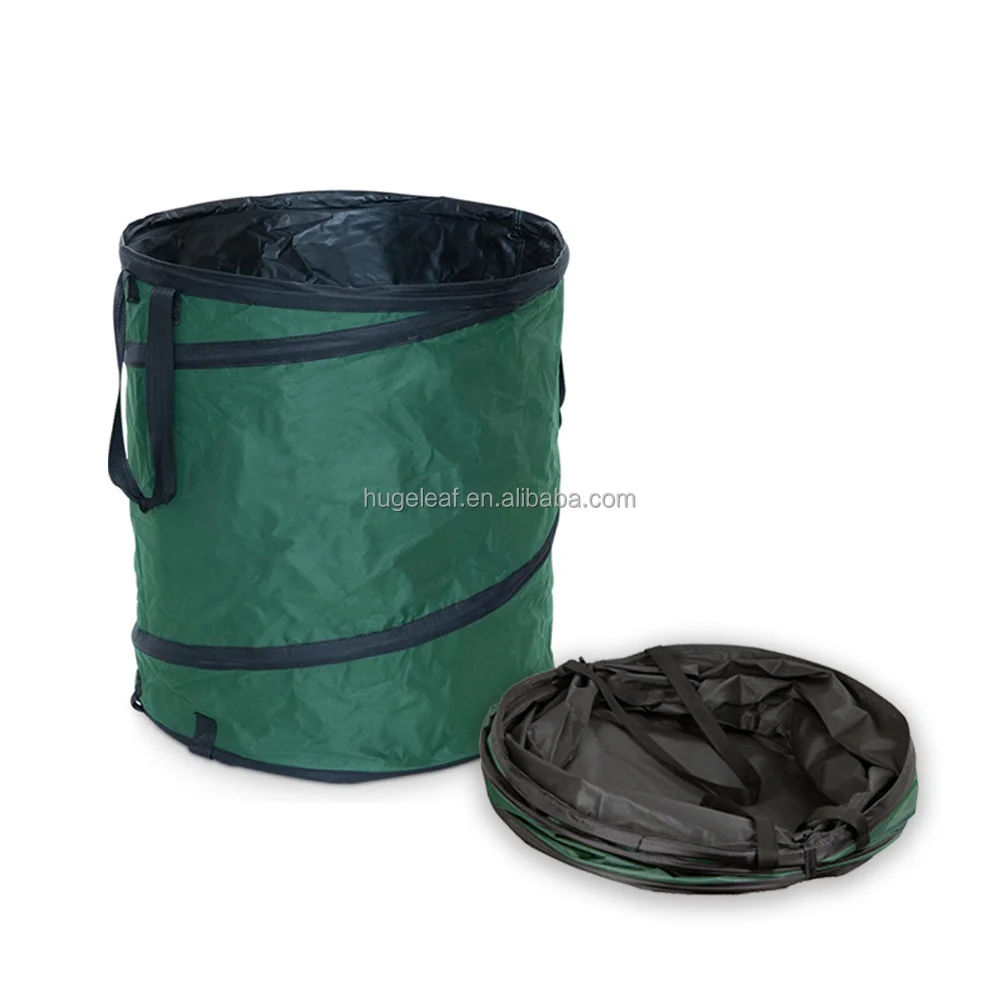 Collapsible Gardening Waste Storage Bag Pop Up Leaf Container Reusable ...