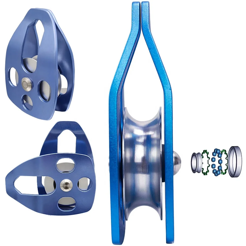 Aluminum Alloy Climbing Double Wheel Pulley - Cheap Price
