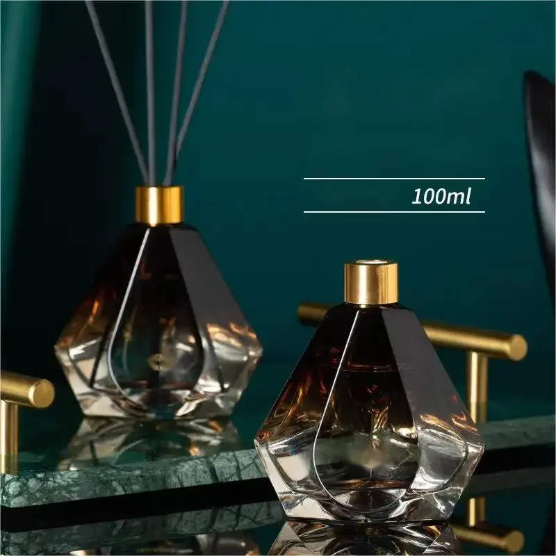 Luxury Crystal Glass 100ML Reeds Diffuser Fragrance Aromatherapy Bottle ...