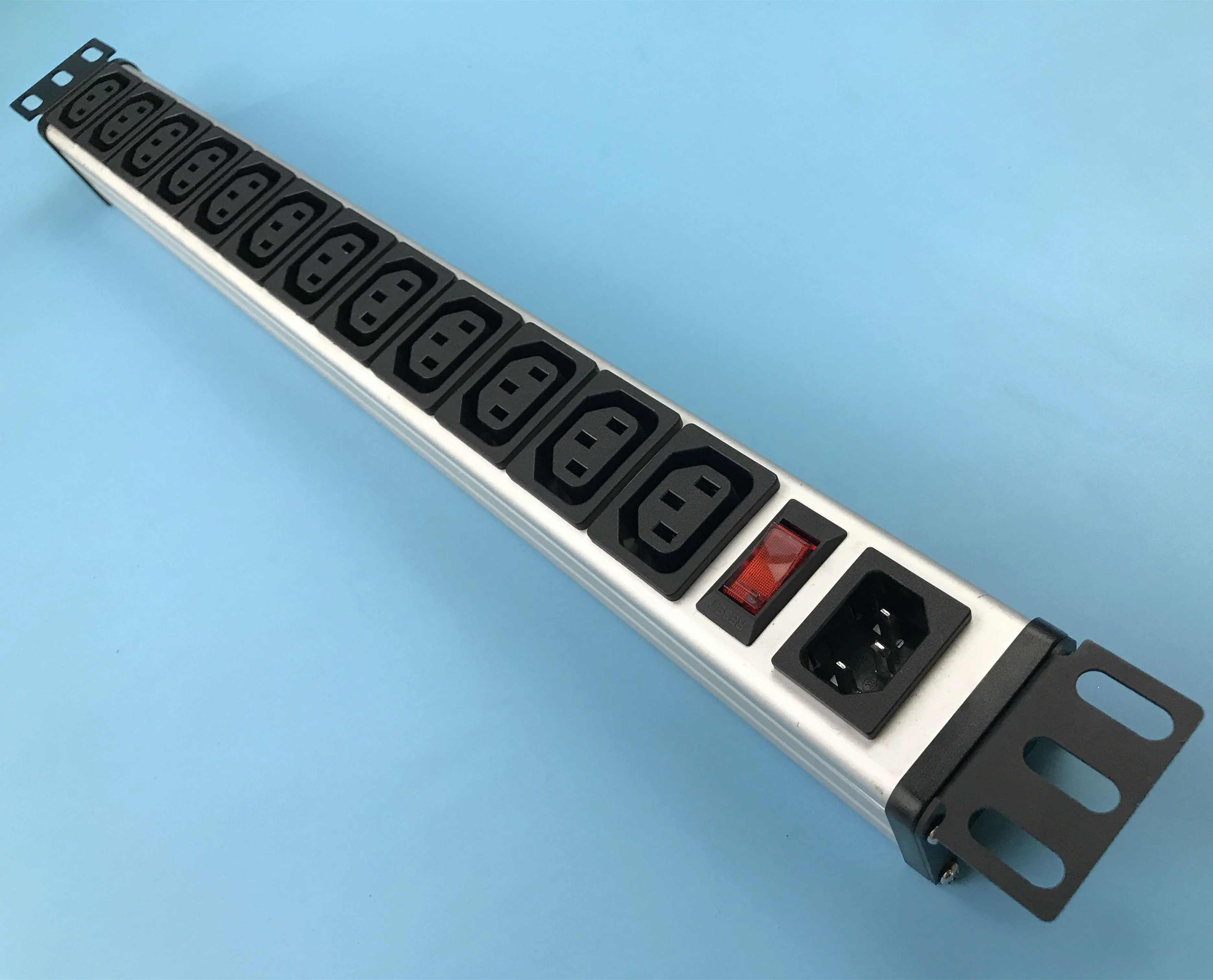 Iec 60320 C13 C14 12 Outlet Power Strip Bar For Network Cabinet,Metal Pdu With Switch - Buy Ul ...
