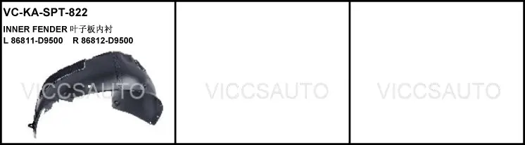 OEM 86511-D9500 for KIA SPORTAGE 2019 AUTO CAR FRONT BUMPER