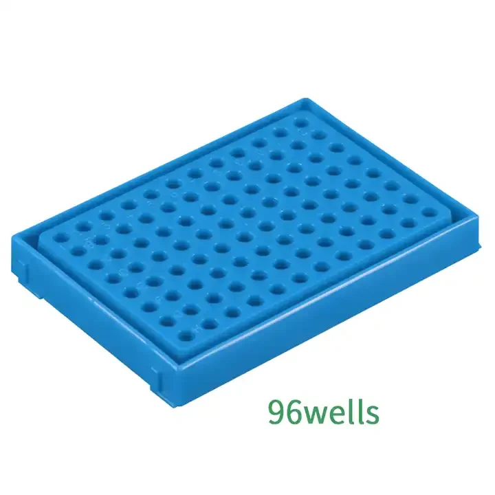 96 Well Rack - Durable and Versatile Laboratory Plastic Box