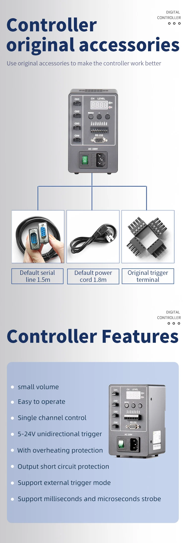 4-channel Digital Dimming Controller For Machine Vision Lighting ...