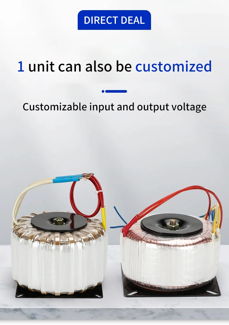 5000W All Copper Toroidal Transformer 220VAC Input Voltage AC to AC ...