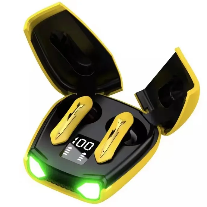 2022 Oem Scissor Doors True Wireless Bluetooth Rgb Light Led Sport Gaming In Ear Bumblebee ...