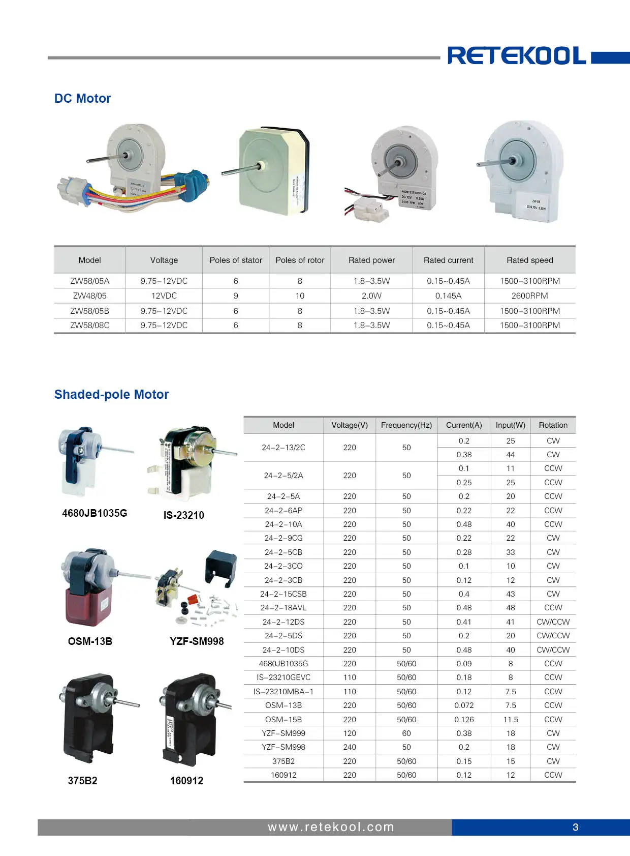 High Efficiency Electric DC Evaporator Fan Motor for Refrigeration