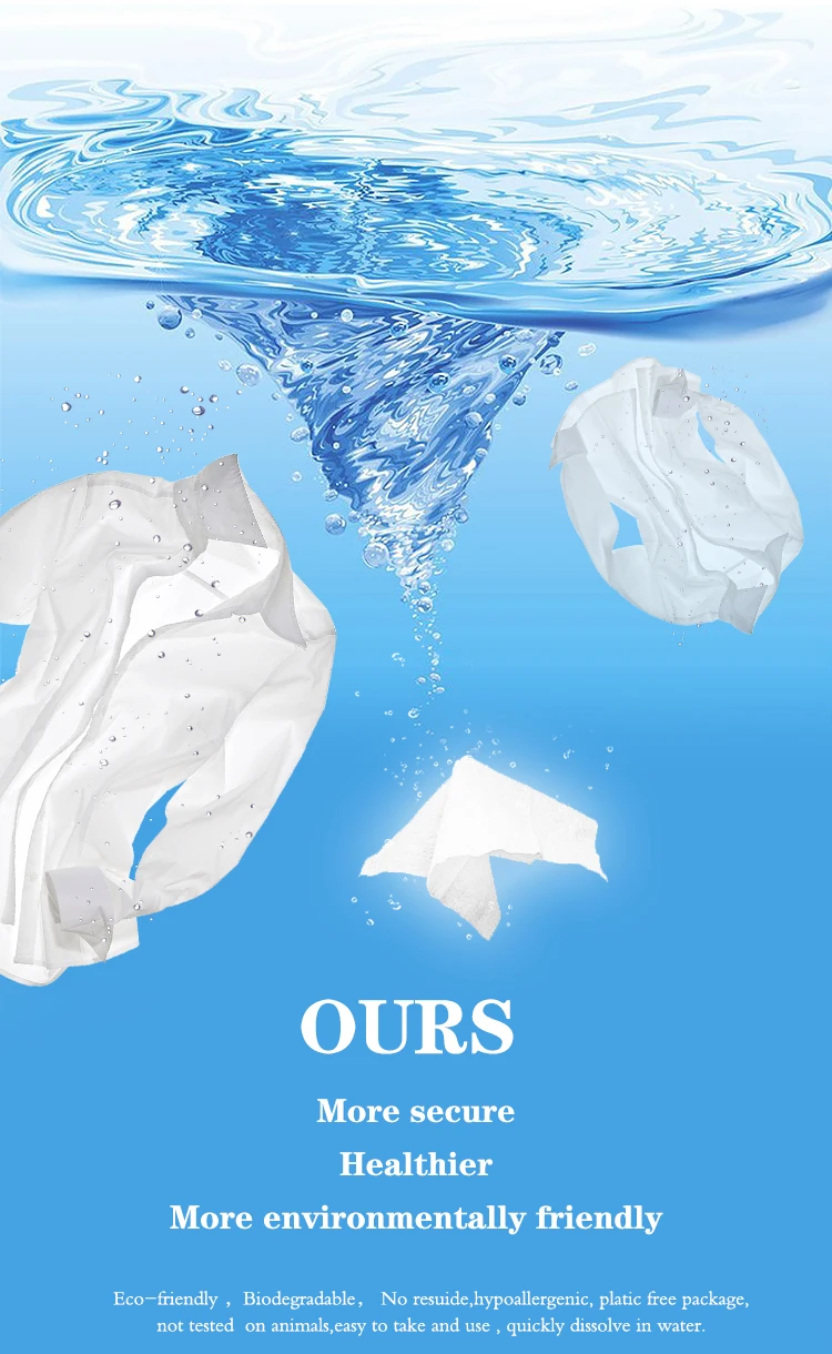 Custom Biodegradable High Concentrated Laundry Sheet Household Hand ...