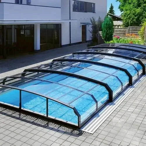 Sliding Roof Pool Enclosure Motorized Outdoor Retractable Sunroom ...