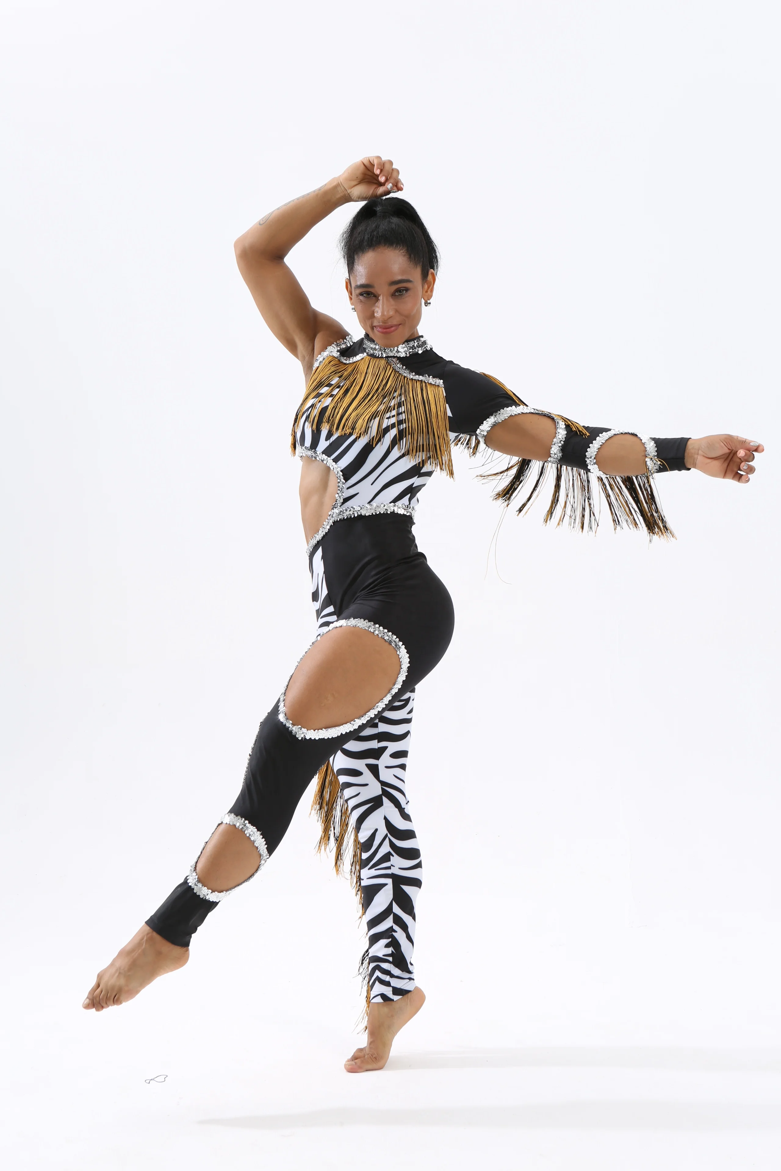 Custom Sequin Tassel Majorette Uniform - Dance Costumes