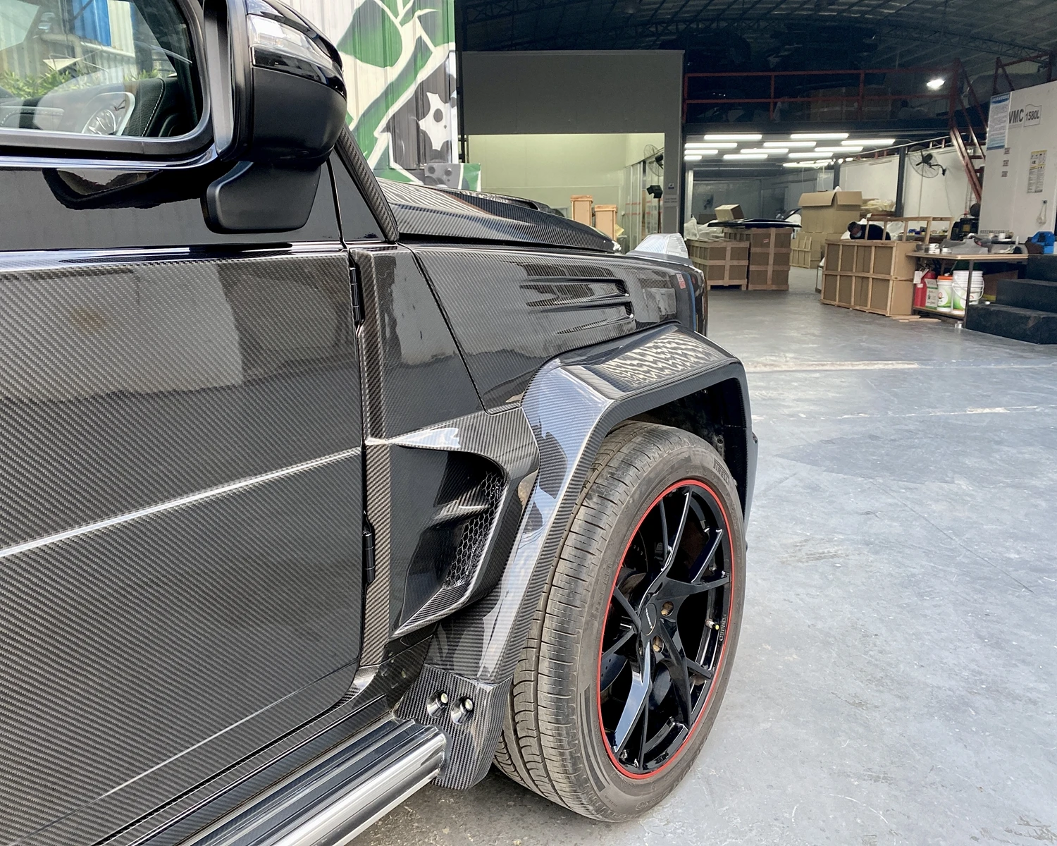 B Style Carbon Fiber Engine Hood Car Bonnet For G63 - Buy Carbon Fiber ...