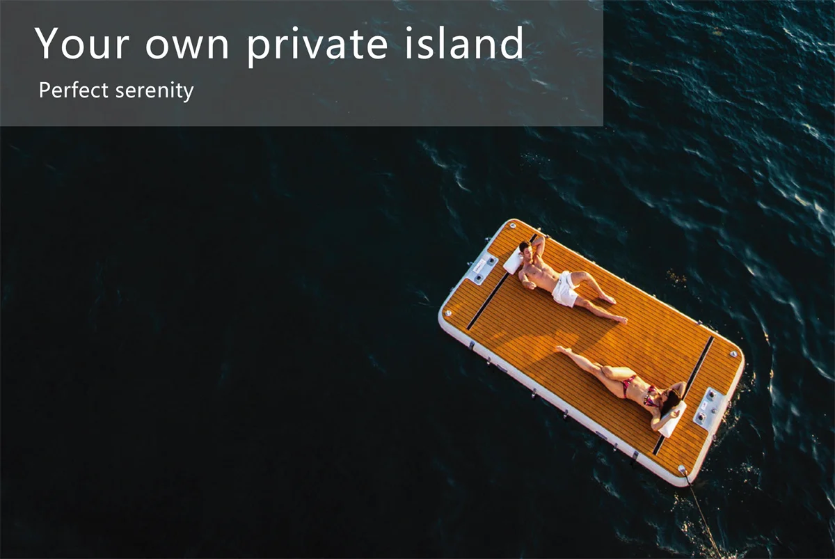 EJIA Floating Platform - Durable, Inflatable Water Dock