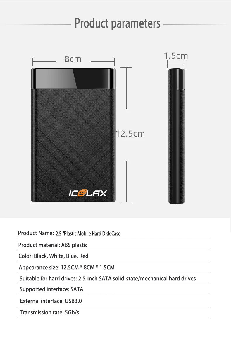 Icoolax Portable Hard Drive Storage Device Disque Dur Ssd 1tb 2tb 4tb ...