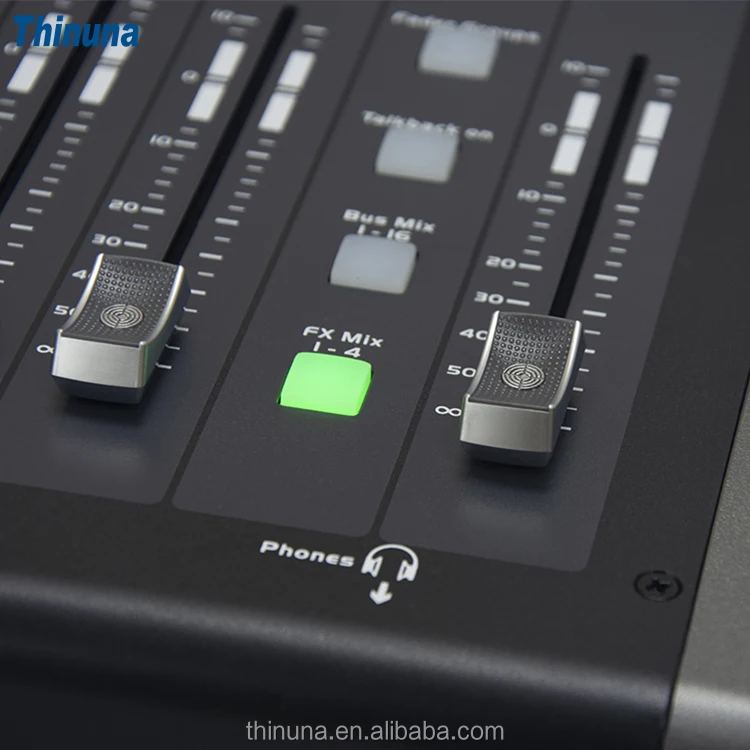 Thinuna MX-D32 32-Channel Digital Mixer Console with XLR Inputs & Outputs