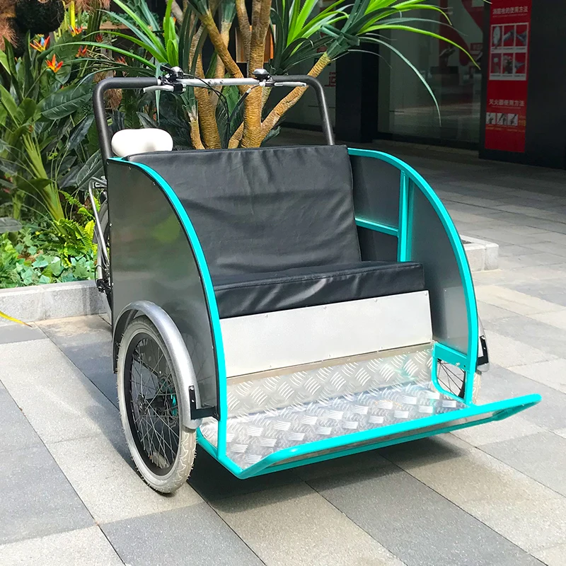 3 Wheels Electric Rickshaw Trike Bakfiets Pedicab Rickshaw For Carrying ...