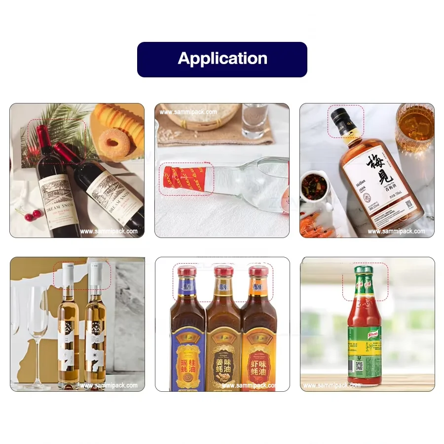 Cap Seal Shrink Packing Machine for Bottles - Semi-Automatic Food ...