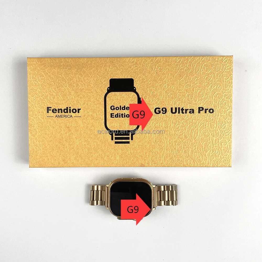 G9 Ultra Pro Smartwatch G9 Ultrapro 3 Straps Watch Series 8 Reloj Inteligente Bt Call Calculator ...