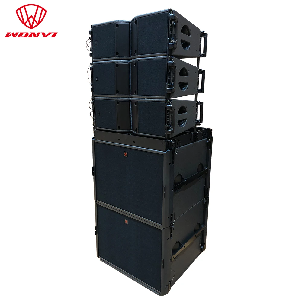 Ka208 Dual 8 Inch Mini Portable Neodymium Pa Speaker Pro Audio Line ...