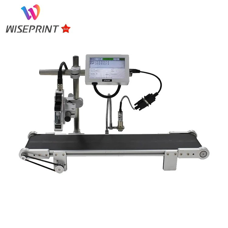 WISEPRINT Online Desktop Conveyor Tin Can Thermal Printer Date Coding ...