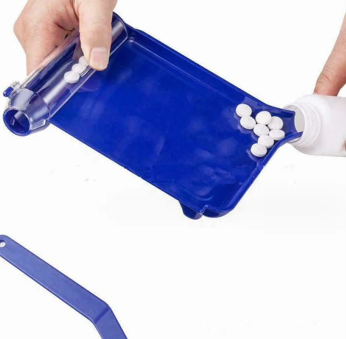 Medical Pill Counting Tray With Spatula Plastic Medicine Pill Dispenser ...