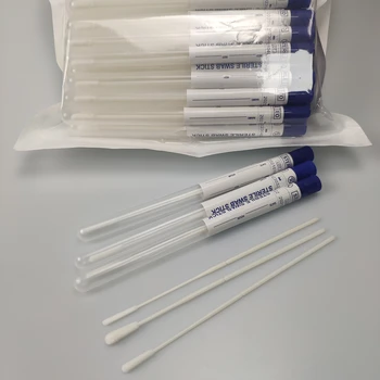 5.9" Individual Wrapped Medical Sampling Swab Sterile Oral Specimen ...