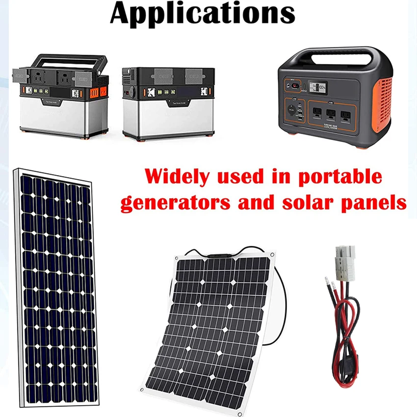 Extension 30a Plug 50a Custom Solar Panel Booster Cable 48v 5amp Dc ...