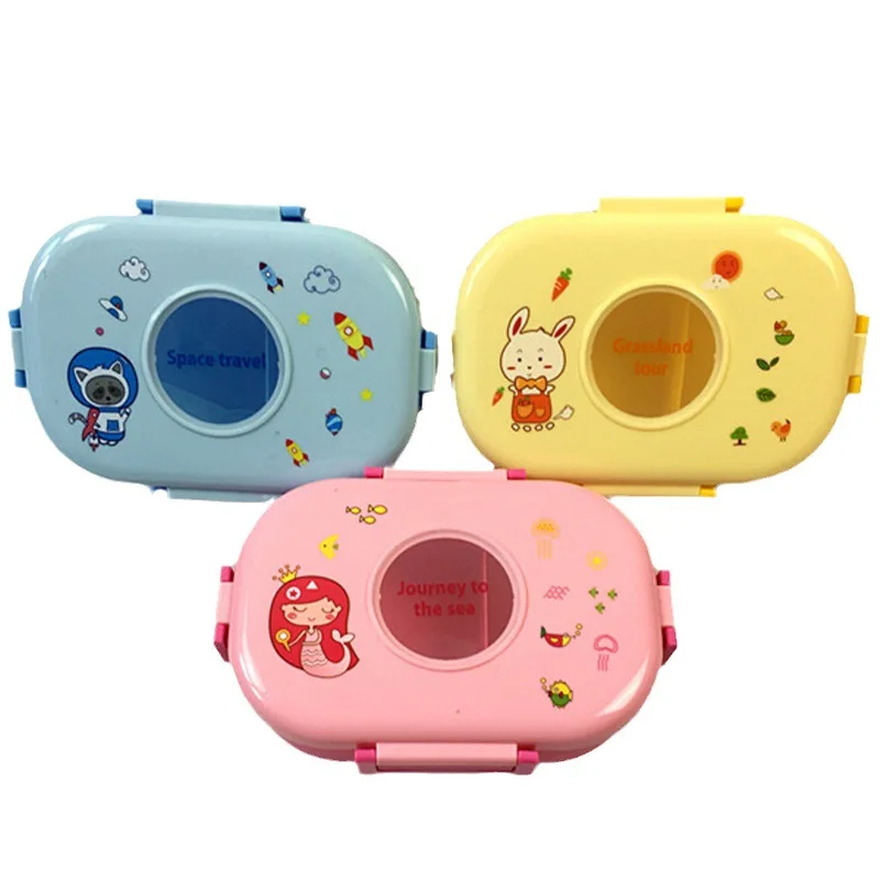 Insulated Lunch Box with Double Water Bottles - Perfect for School & Office