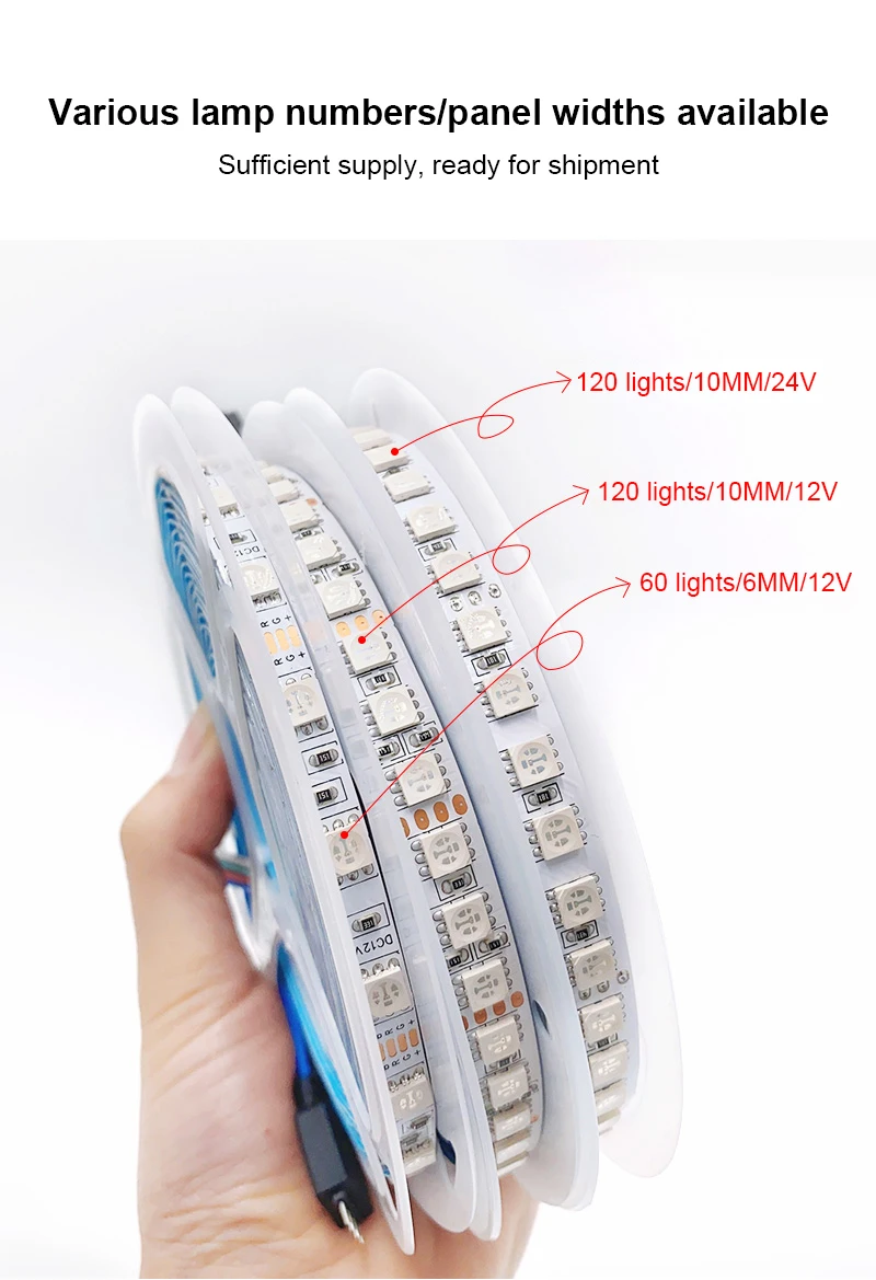 Ly-3535 5050 Smart Pixel Led Strip Light Rgb 60leds/m Addressable ...