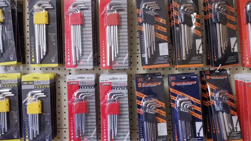 Extra Long Arm Hex Key Set Flat Head Hex Key Set 9pcs Customized Oem ...